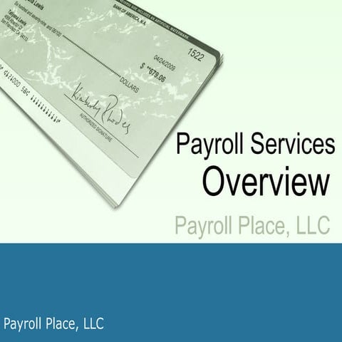 Payroll Services Overview | PPT
