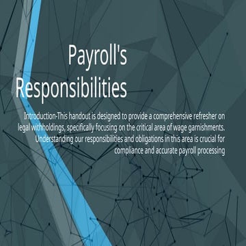 Payroll's Responsibilities Assignment 6.pptx