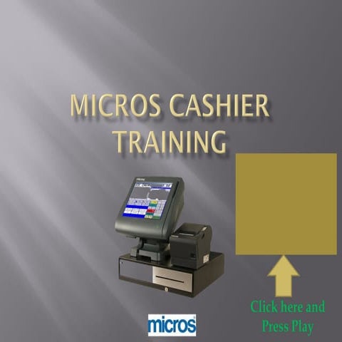 PMU Micros Payment Screen Training | PPT