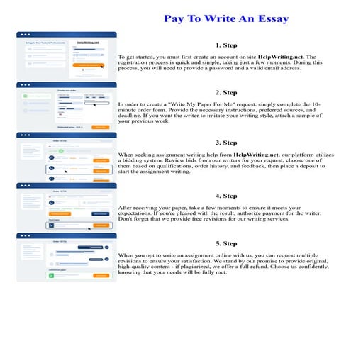Pay To Write An Essay | PDF