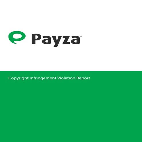 Payza copyright-infringement violation | PDF