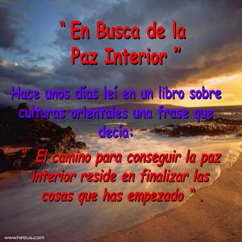 Paz Interior | PPT