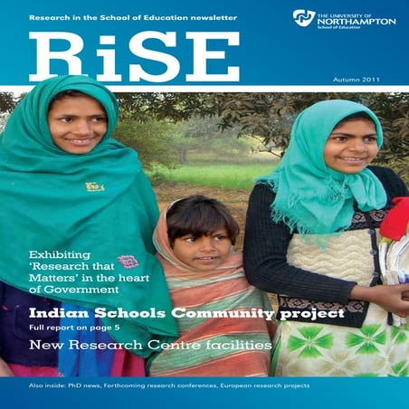 RiSE (Research in School of Education ) newsletter Issue05 (Autumn 2011 ...