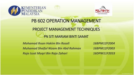 Lecture 4 Program Evaluation and Review Technique.pptx