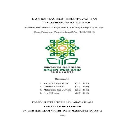Makalah Langkah-langkah Pengembangan Bahan Ajar.pdf