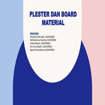 PBB Kelompok 6_Plester Dan Board Material.pptx