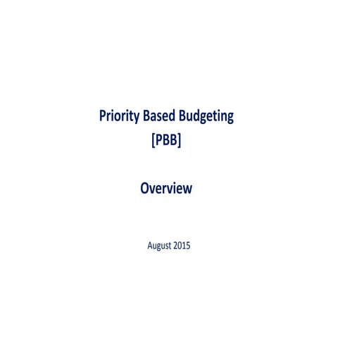 stages of planning, programming and budgeting system (ppbs) | PPTX