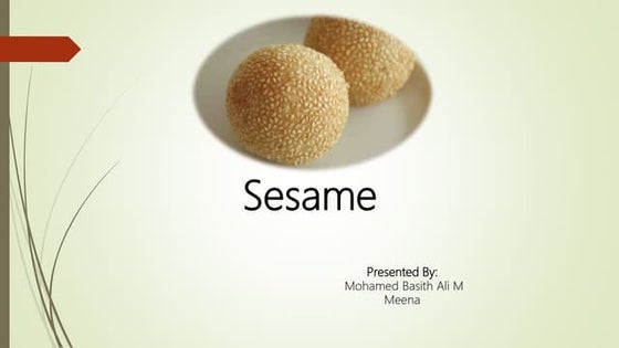 Sesame | PDF