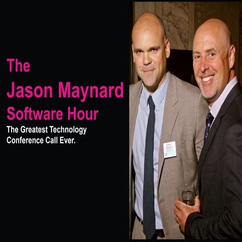 The Jason Maynard Software Hour: Christopher Lochhead Play Bigger | PPTX
