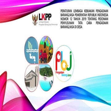 PBJ Desa - Perka LKPP Nomor 12 Tahun 2019.pptx