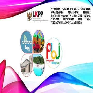 PBJ Desa - Perka LKPP Nomor 12 Tahun 2019.pdf