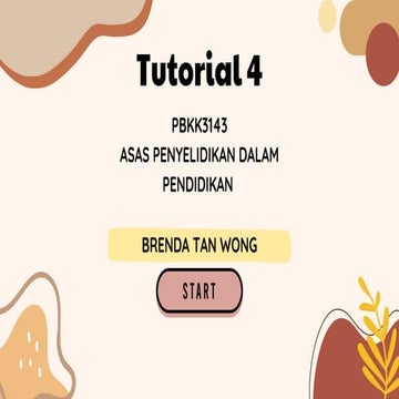 PBKK3143 TUTO M4 asas penyelidikan dalam pendidikan | PPT