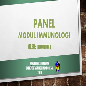 PBL MODUL IMUNOLOGI "BERCAK MERAH" | PPTX