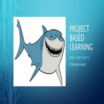 PBL power-point shark week | PPTX