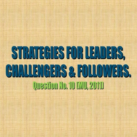 Chapter 9 Marketing Strategy | PPT