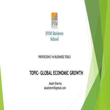 Global Economic growth | PPTX