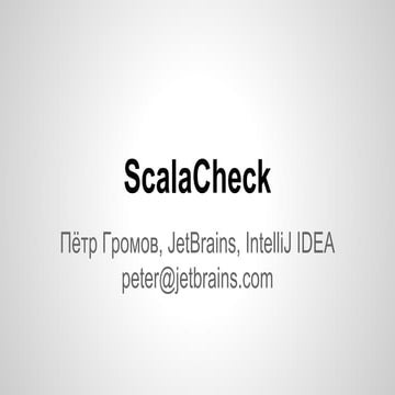 Property-based testing | PDF