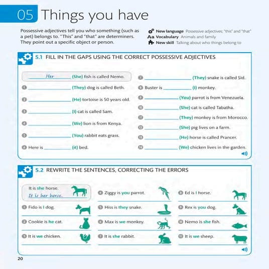 English for everyone. Practice book beginner 1 unit 5 | PDF