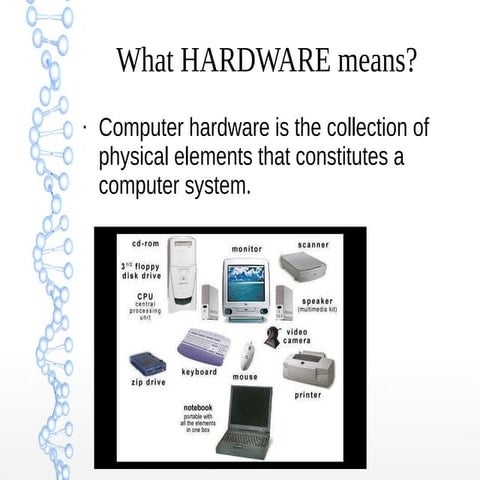 Pc Component's simple presentation | ODP | Computer Peripherals | Computing