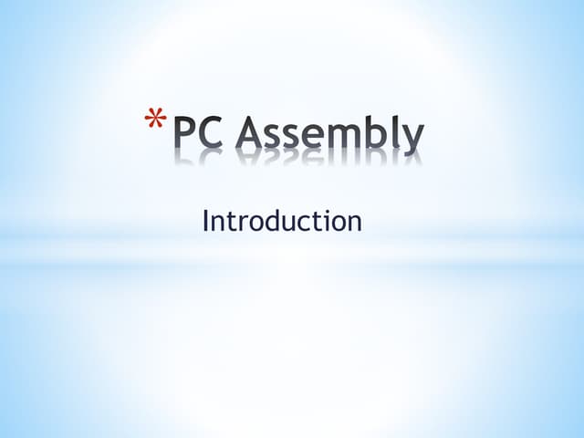 PC Assembly and Disassembly.pptx