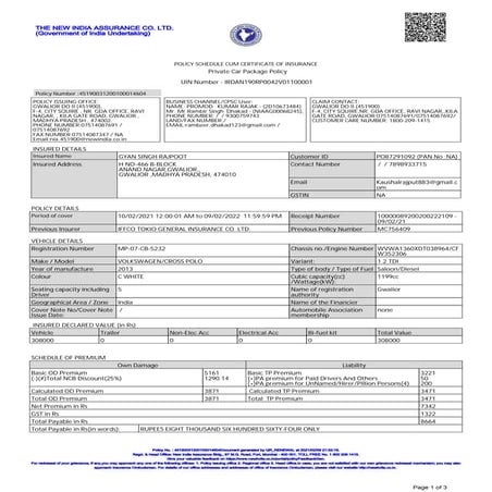 Pc niapolicyschedulecirtificatepc-42621933 | PDF