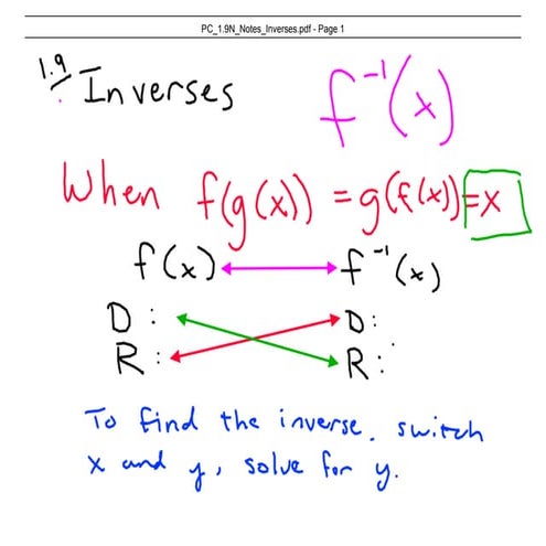 Pc 11.1 Notes 3D Coordinate System | PDF