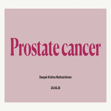 A brief review on prostate and prostate cancer | PDF