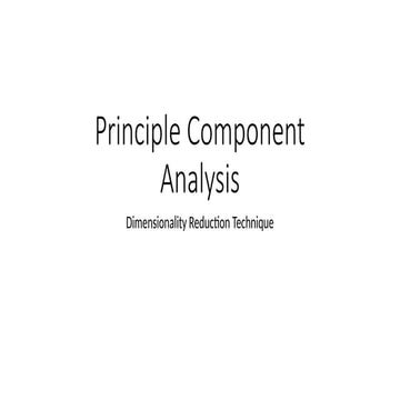 Principle Components Analysis Machine Learning.pptx
