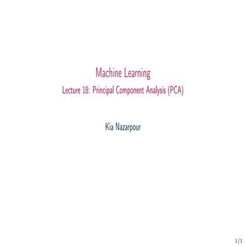 Pca Presentation Pdf Rgeqrgqergqergergerq Pdf
