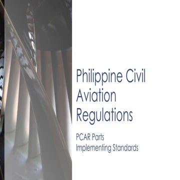 Philippine Civil Aviation Rules and Regulation | PDF