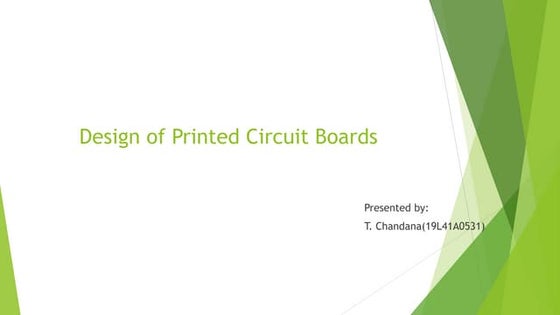 Printed Circuit Board Basics | PPTX