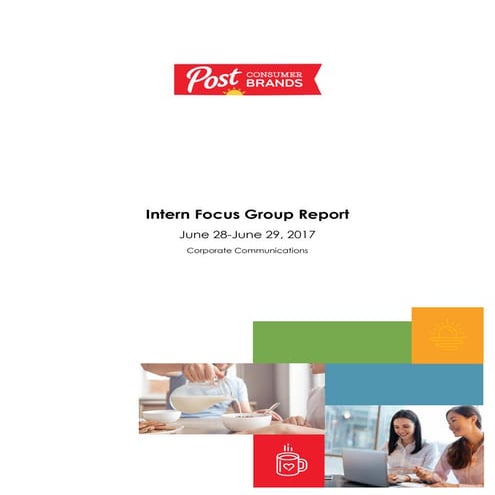 Intern Focus Group Report | PDF
