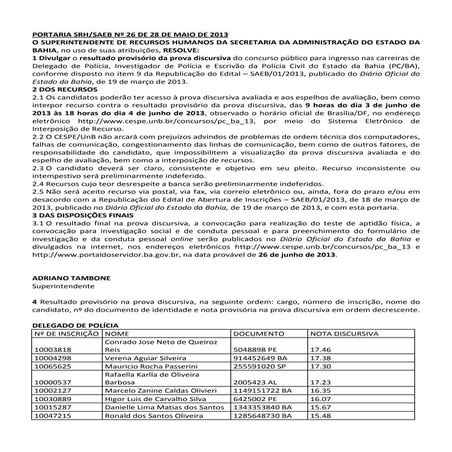 Pc ba resultado_provis__rio_da_prova_discursiva | PDF