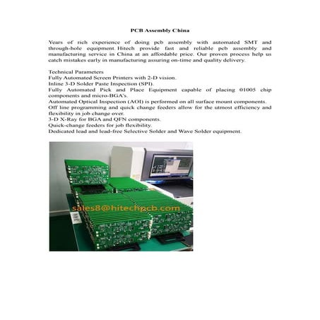 Printed Circuit Board Assembly Made in China | PDF