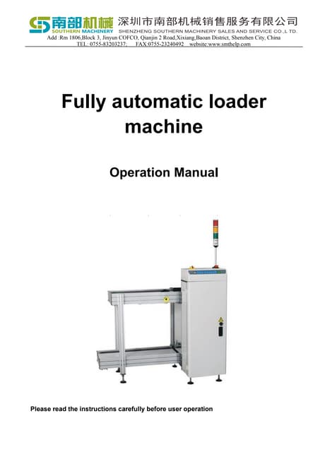 Vacuum loader user manual | PPTX | Home Appliances | Home & Garden