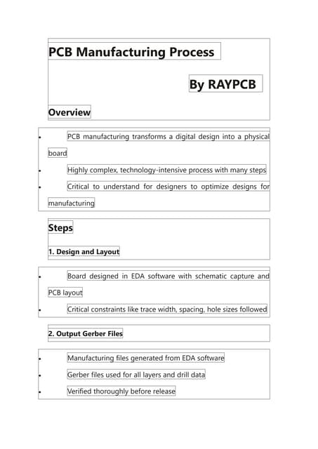 PCB Design Process | Key Steps for Efficient Circuit Board Development | PDF | Science