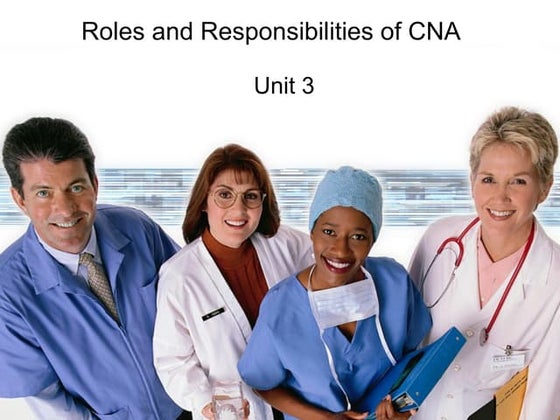 Pcc cna-2011 unit 7, cna | PPT