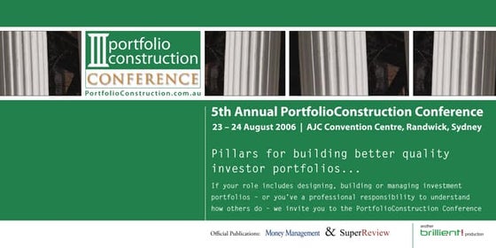 Portfolio Construction Forum 2007 | PDF