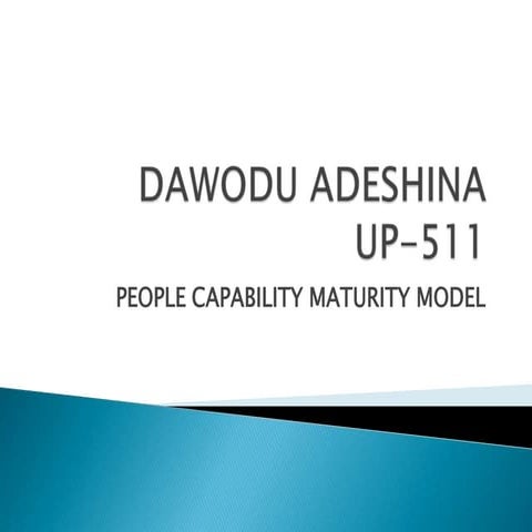 People capability maturity model | PPTX
