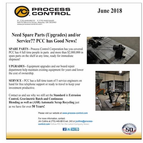 Process Control Corporation Spare Parts Upgrades Service | PDF