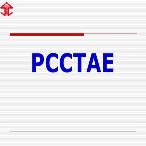 PCCTAE SINASEFE.ppt | Professional School | Postgraduate Education