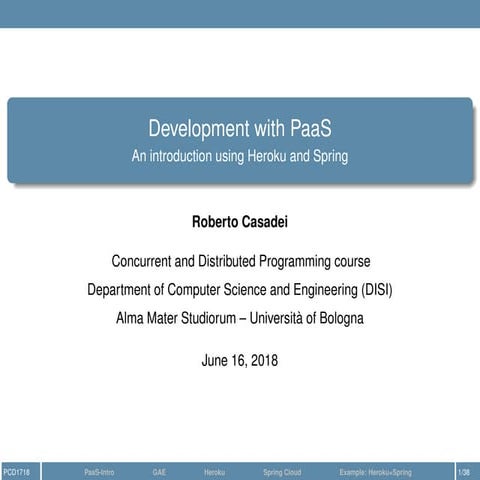 Introduction To Cloud Native Application Development With Heroku And Spring Bootcloud Ppt