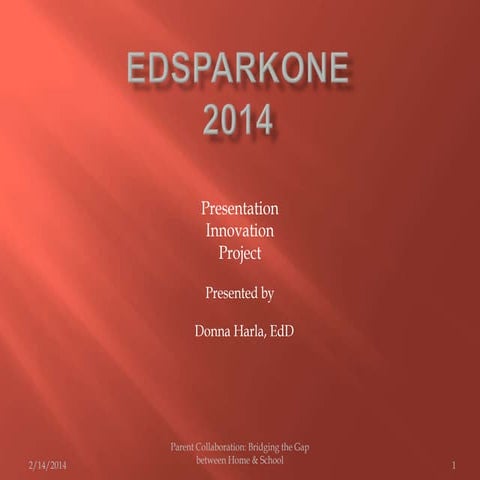 Parent Collaboration Bridging the Gap Between Home & School | PPTX