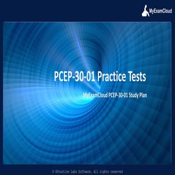 PCEP-30-01 Practice Tests | PPT