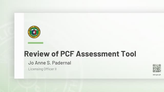 Primary Care Workers Certification - Department of Health | PPTX