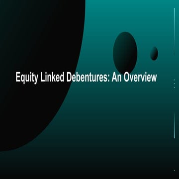 Understanding What is Equity Linked Debentures | PPTX