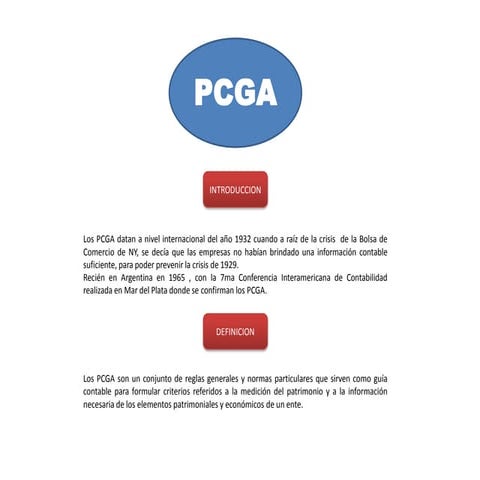 Principios de Contabilidad Generalmente Aceptados | PPSX