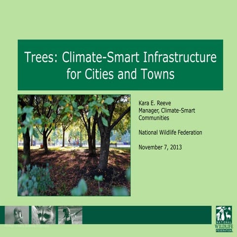 Trees: Climate-Smart Infrastructure for Cities and Towns | PPTX