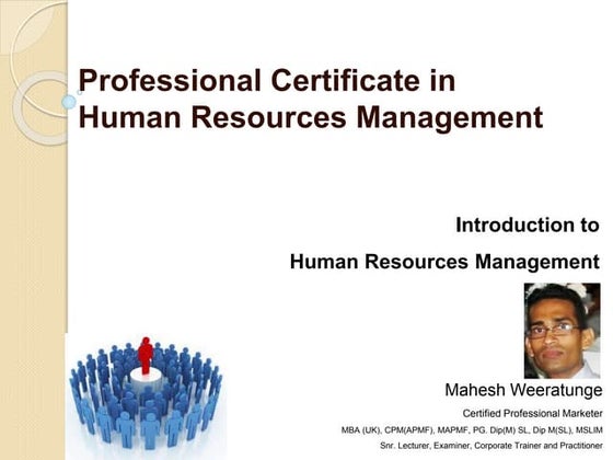 Human resource planning and development | PPT