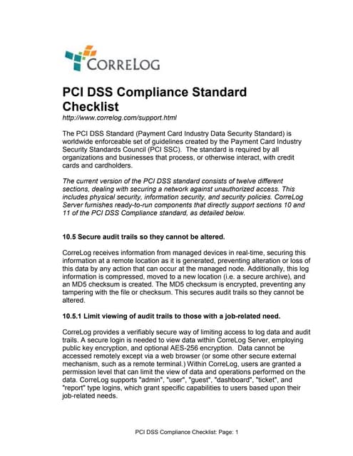 Logging of Network Devices for PCI DSS | PPT